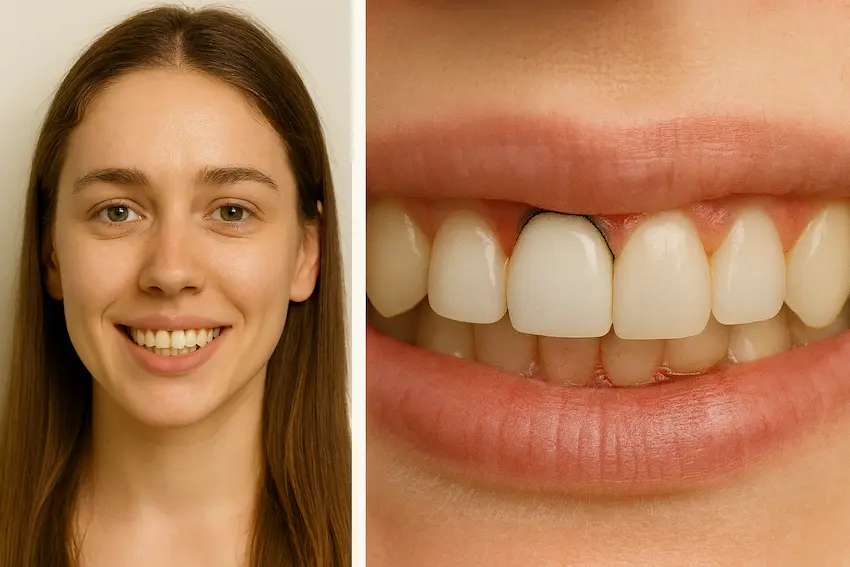 😬 ¿Qué causa una línea negra en la encía después de una corona | Lema ...