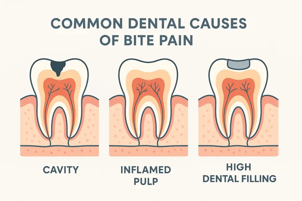 🍔 Why Do My Teeth Hurt When I Bite Down? | LEMA