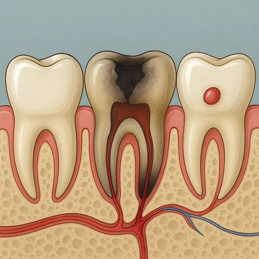 🦷 What Causes and How is Nerve Death in the Tooth Treated? | LEMA