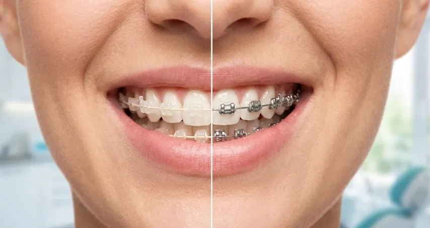 Ceramic Braces vs. Metal: Which is Less Noticeable for Adults? | LEMA