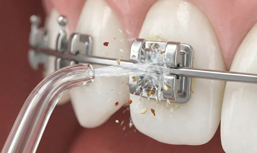 Mastering the Water Flosser with Braces in Turkey | Lema Dental | LEMA